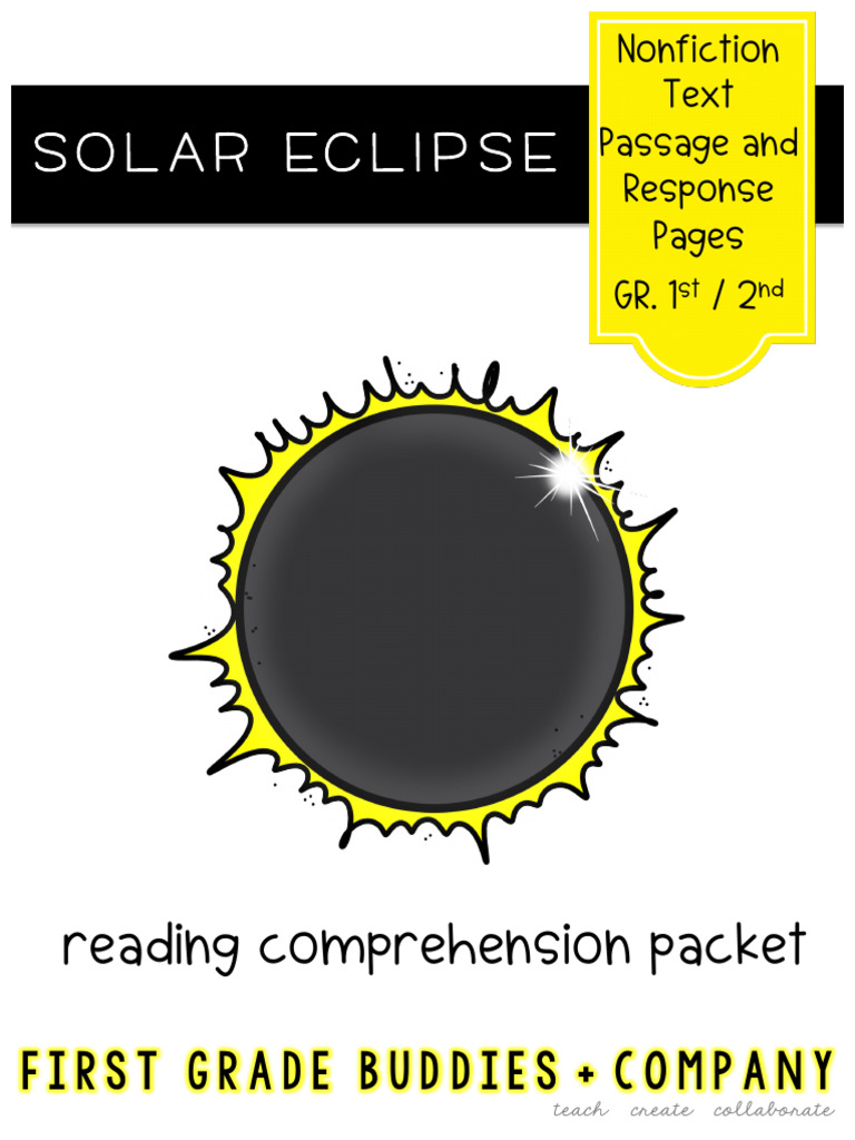 Solar Eclipse: Reading Comprehension Packet | PDF
