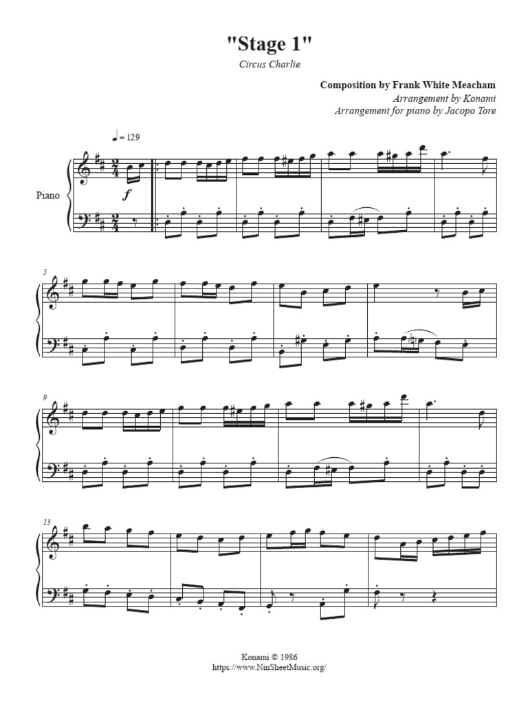 Circus Charlie - Stage 1 | PDF