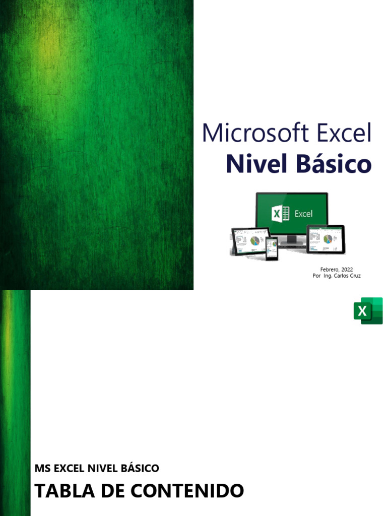 MATERIAL MS EXCEL BASICO | PDF MATERIAL MS EXCEL BASICO | PDF
