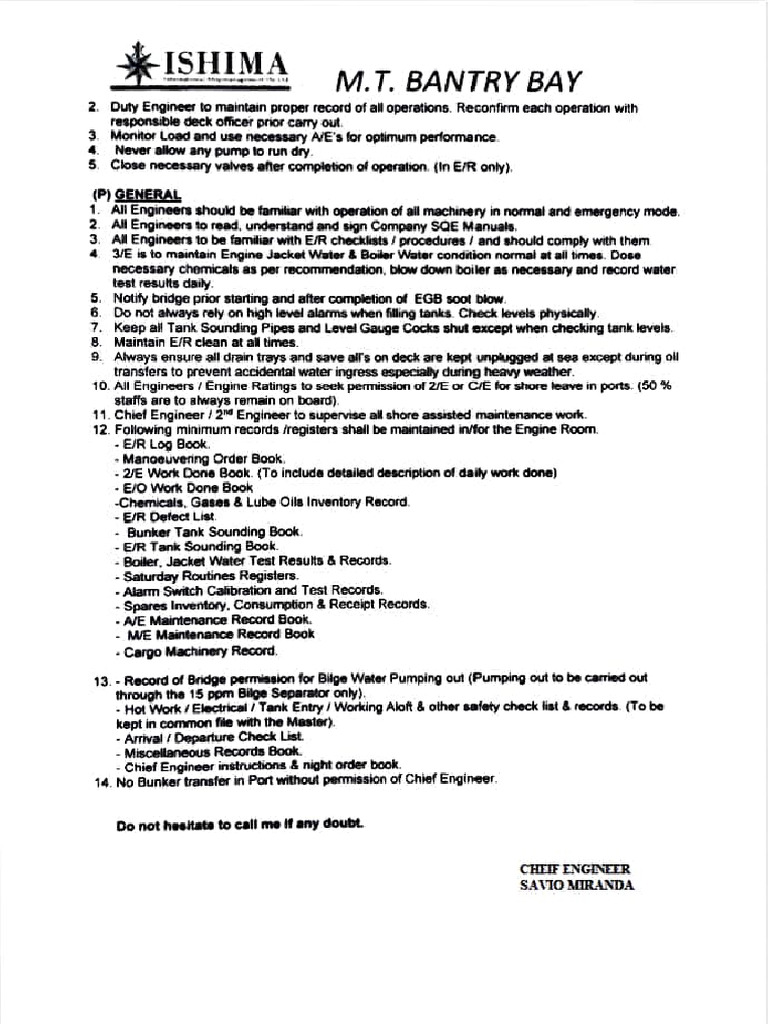 ce standing order | PDF