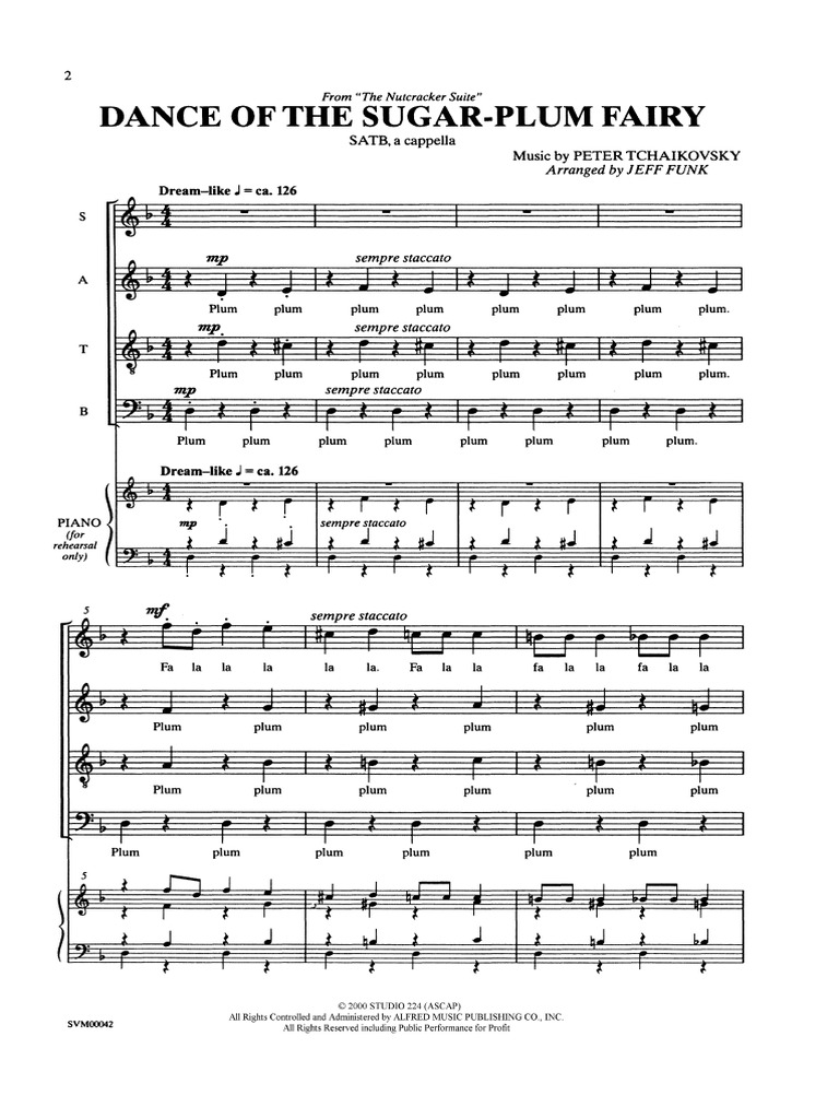 Dance of The Sugar-Plum Fairy (From - I - The Nutcracker Suite - I ...