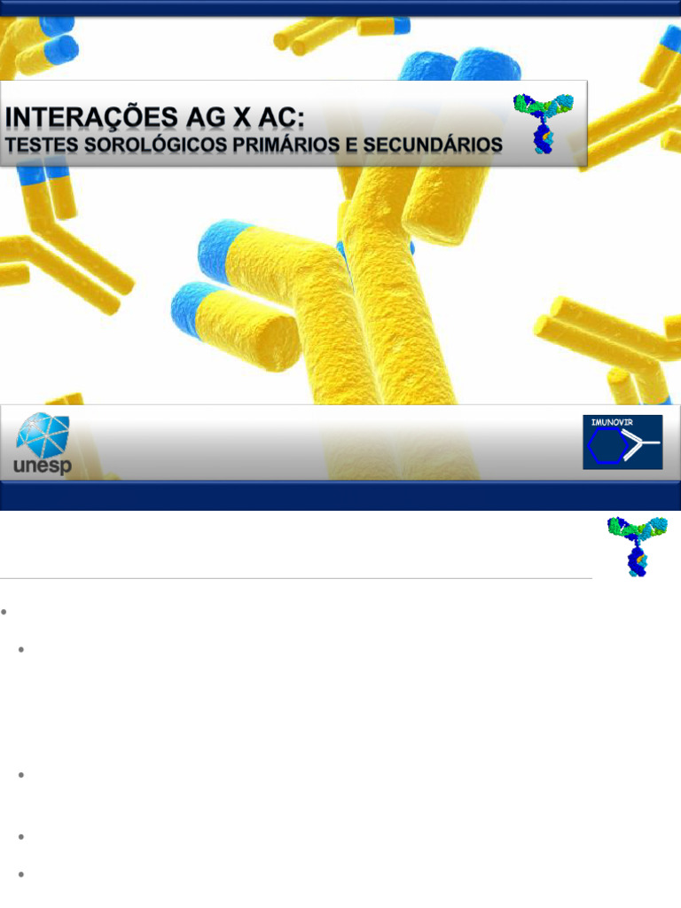 Interacao Ag X Ac Testes Pri e Sec V 2 HJM Abr 22 18 | PDF