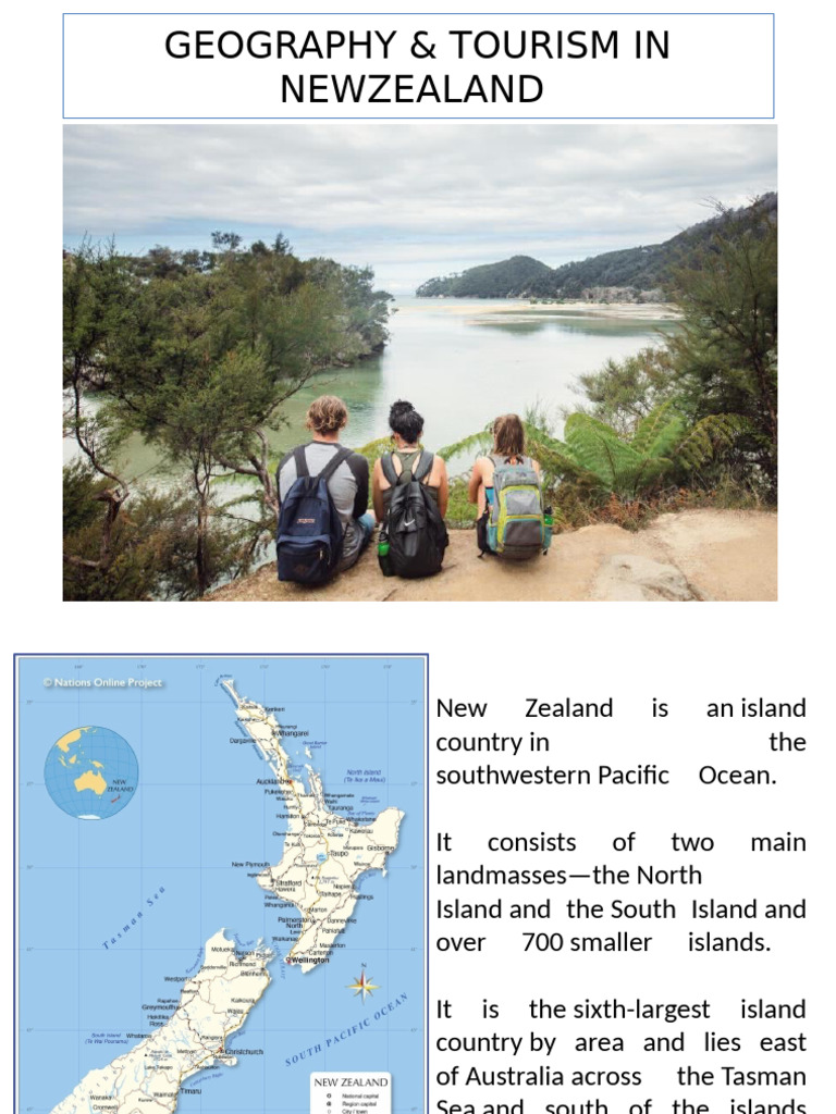 Geography & Tourism of Newzealand | PDF
