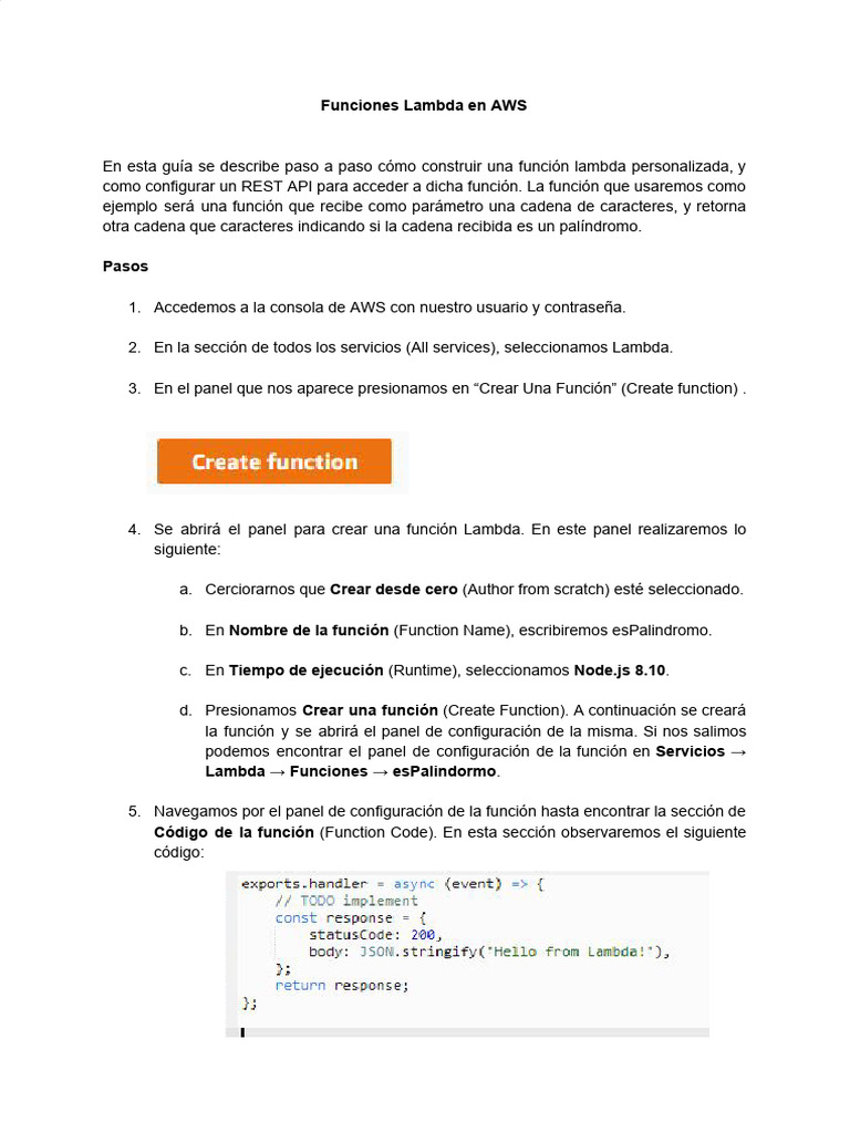 Guia Lambda - 2 | PDF