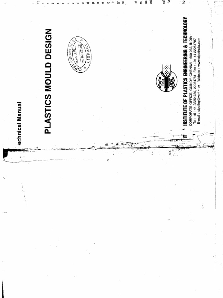 Plastics Mould Design | PDF
