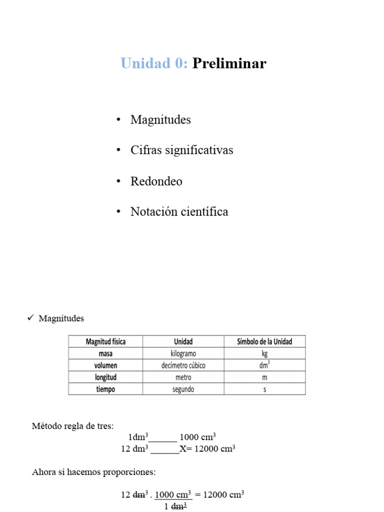 Unidad 0:: Preliminar | PDF