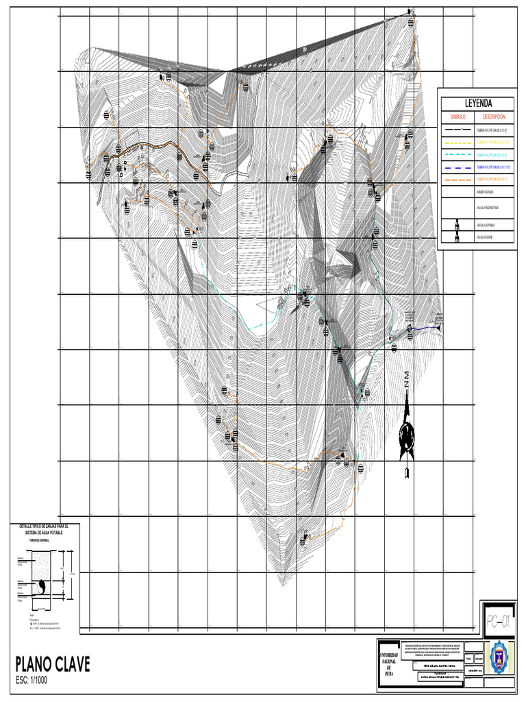 Anexo 02. Plano Clave Sistema de Agua Potable Exp. Tec.-Plano Clave Exp Tec | PDF