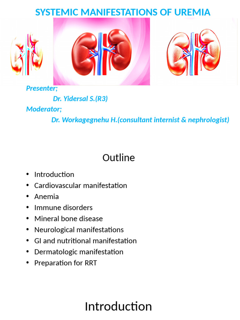 Systemic Manifestations of Uremia YS | PDF