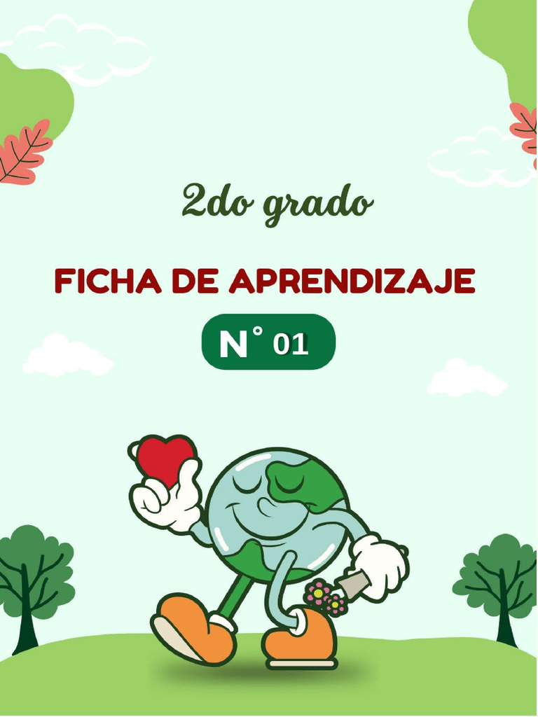Ficha de Aprendizaje N°1 - 2do Grado | PDF