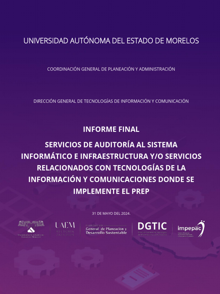 Informe Auditor Prep 2024 | PDF