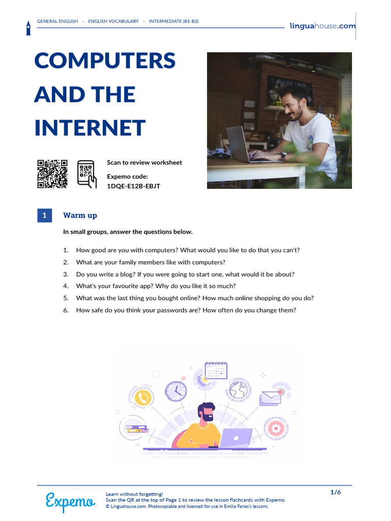 Computers and The Internet British English Teacher | PDF