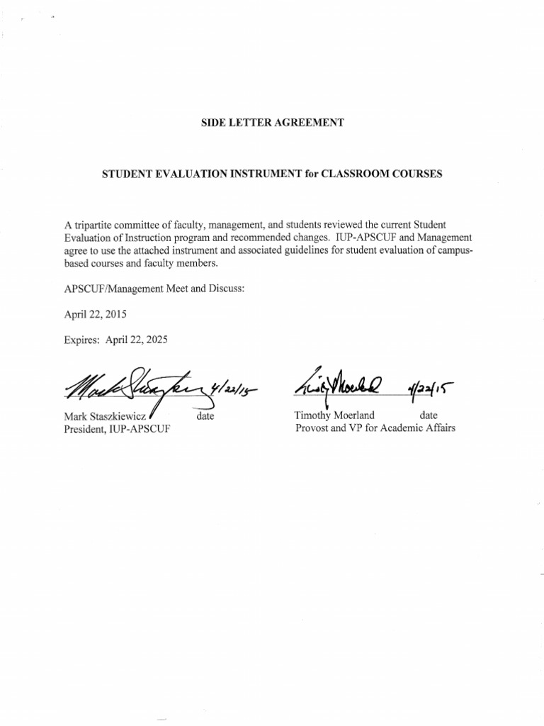 2025 Student Evaluation Instrument For Classroom Courses | PDF