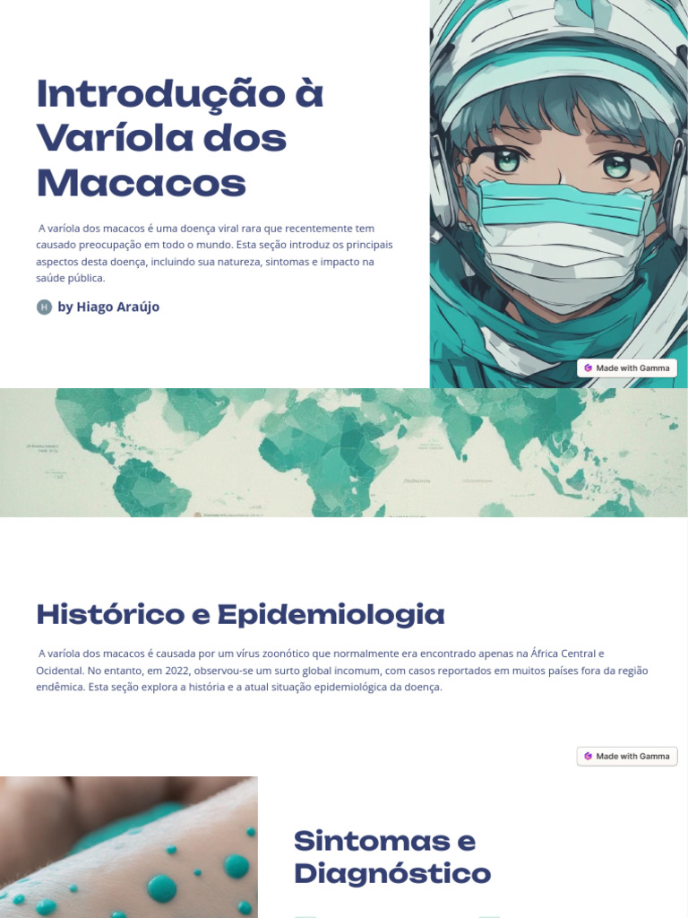 Introducao A Variola Dos Macacos | PDF