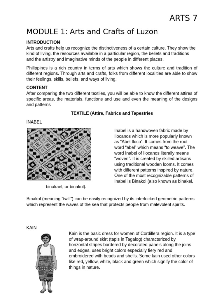 Module1-Arts7 T.felip | PDF