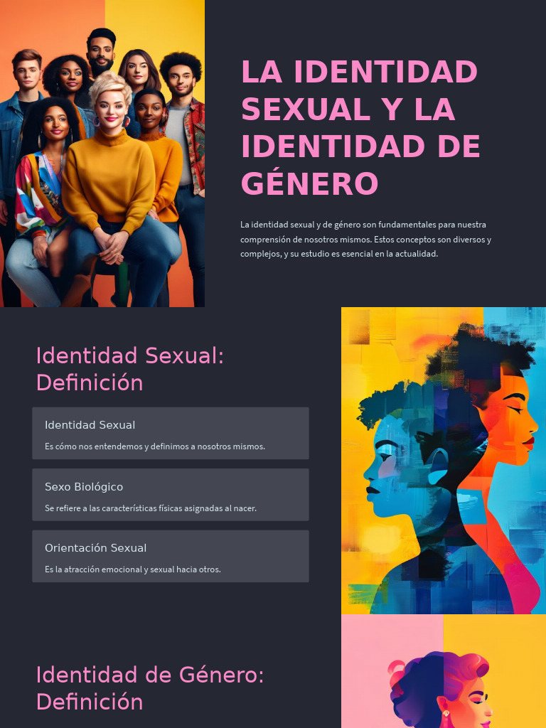 La Identidad Sexual y La Identidad de Genero | PDF