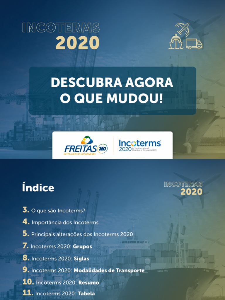 Incoterms 2020 - Descubra Agora o Que Mudou - Final | PDF