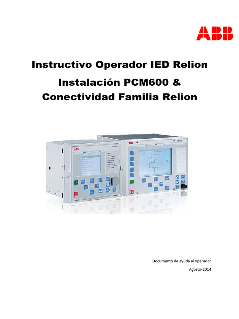 Instructivo Instalacion PCM600 y Conectividad | PDF
