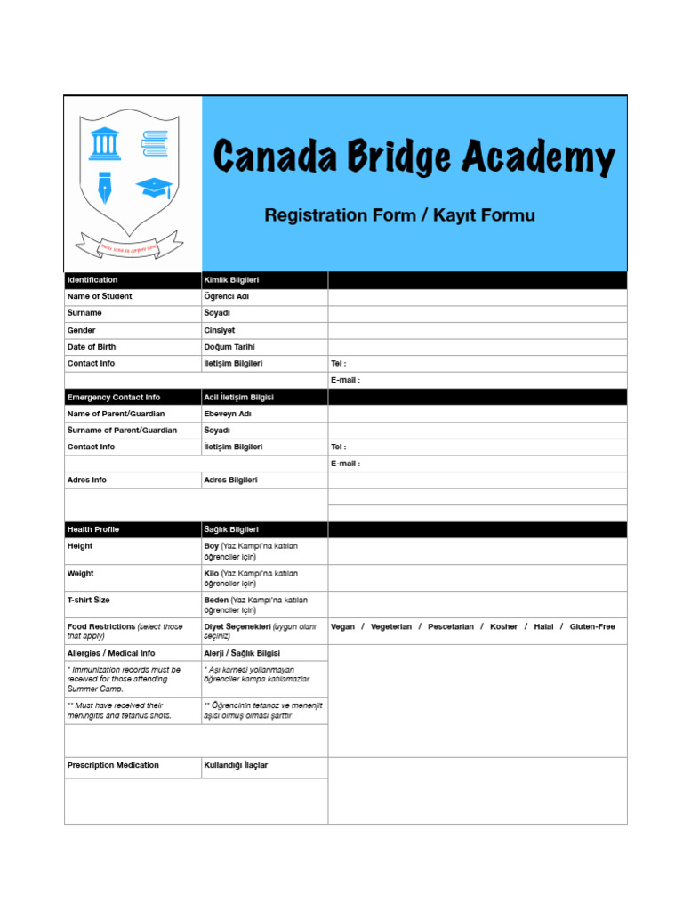 F3 - Registration Form | PDF