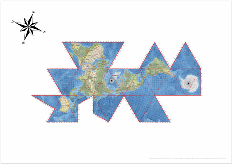 Layout Fuller Projection Earth | PDF
