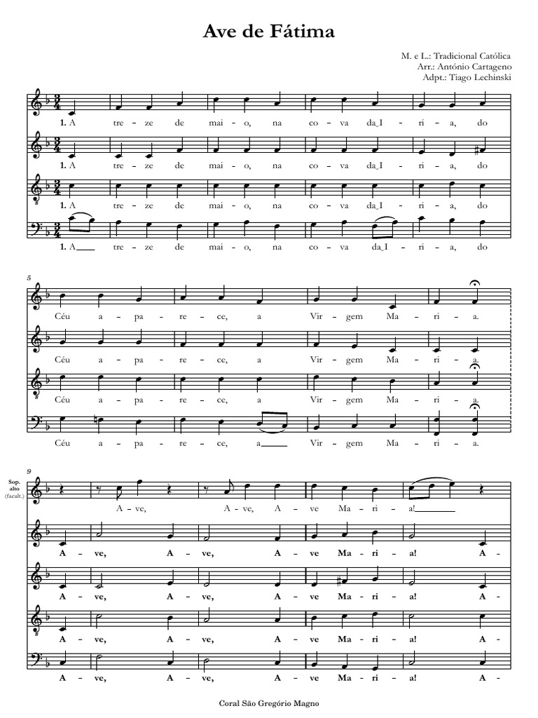 Ave de Fátima | PDF