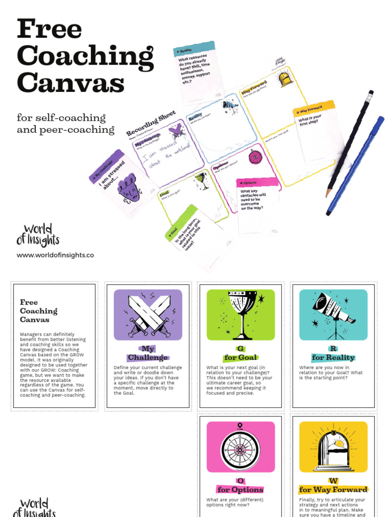Coaching Game A4 Canvas | PDF