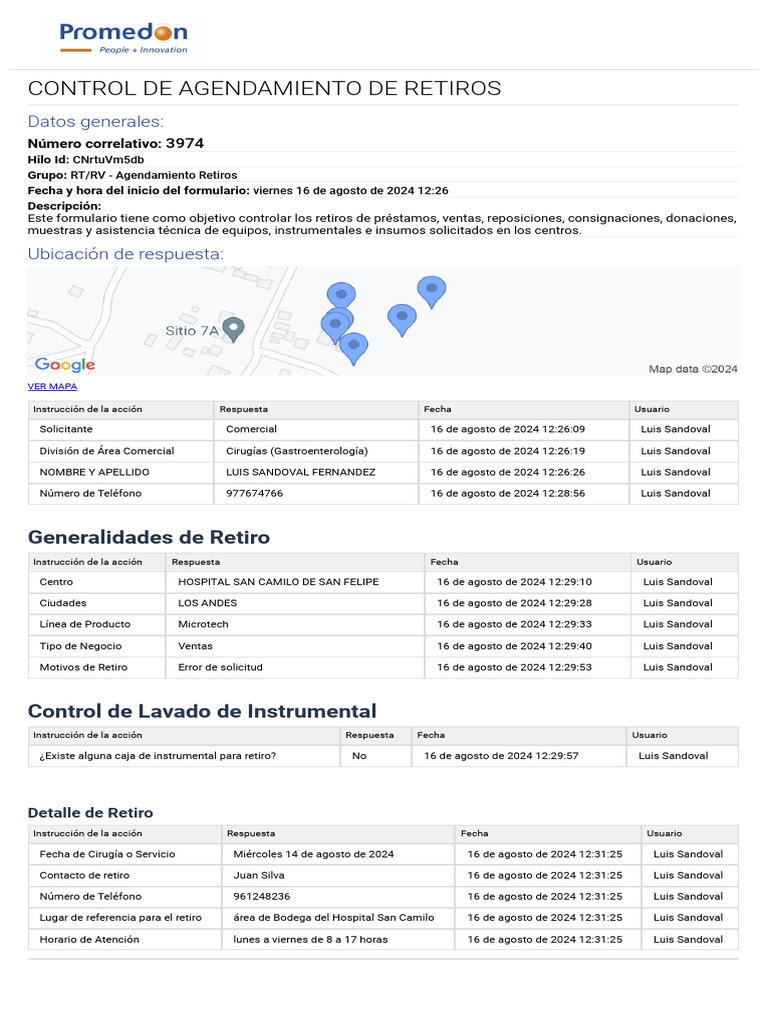 N°3974 - CONTROL DE AGENDAMIENTO DE RETIROS-16 de Agosto de 2024 12 ...