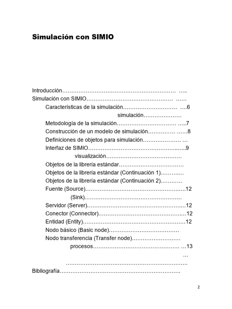 L1M4 - Simulación Con SIMIO | PDF