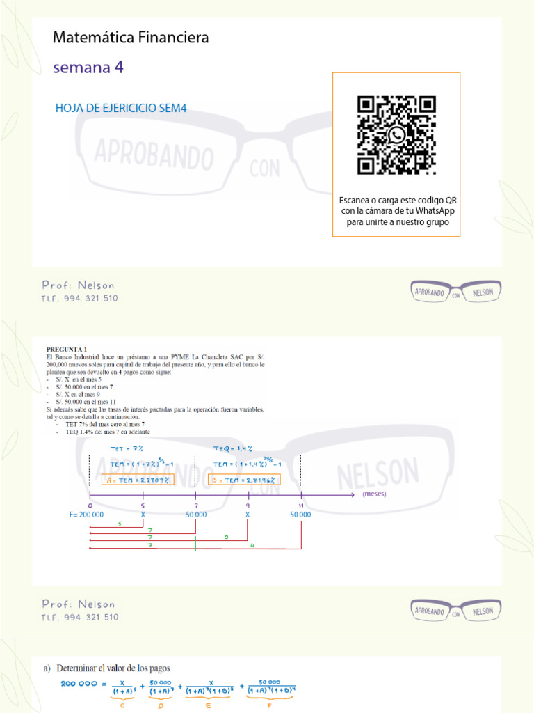 Sem4, Clase (Hoja - de - Ejercicios Desarrollado Completo) Mate Fi | PDF