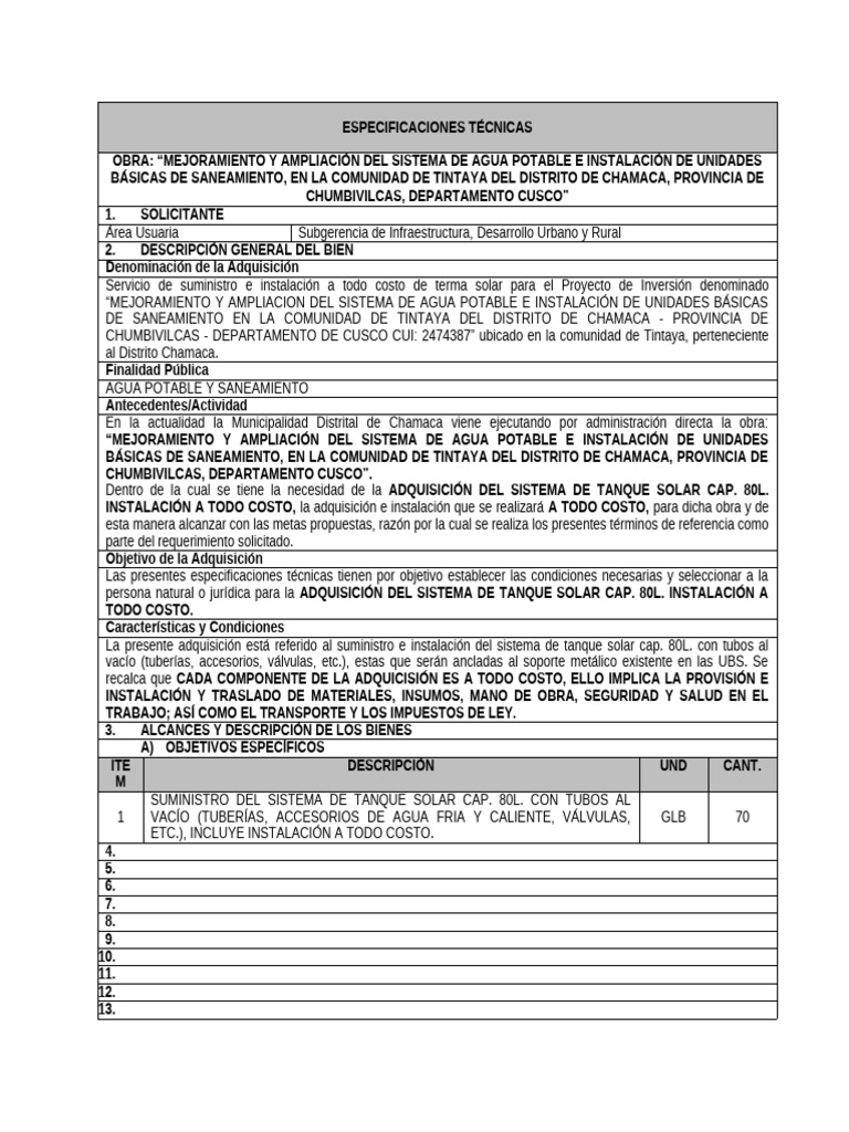 TDR Terma Solar | PDF | Technology & Engineering
