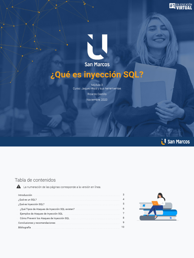 ¿Qué Es Inyección SQL?: Módulo 3 Curso: Jaqueo Ético y Sus Herramientas ...
