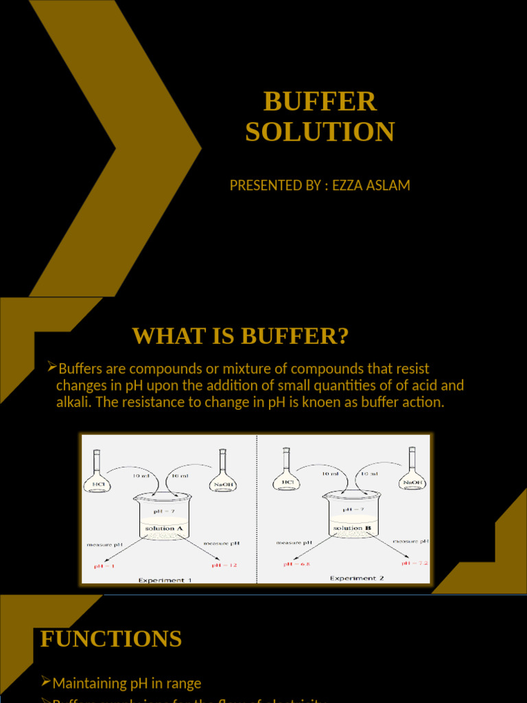 Buffer Solution | PDF