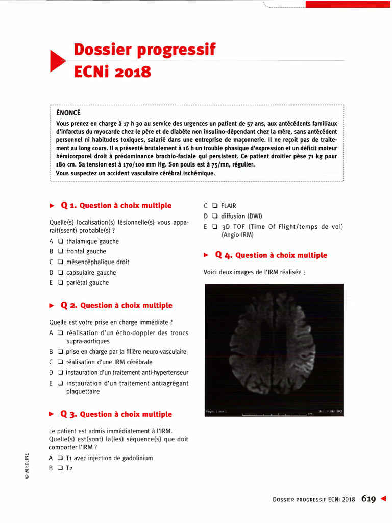 Dossier Progressif - ECNi 2018 - Medline Neuro 18 | PDF