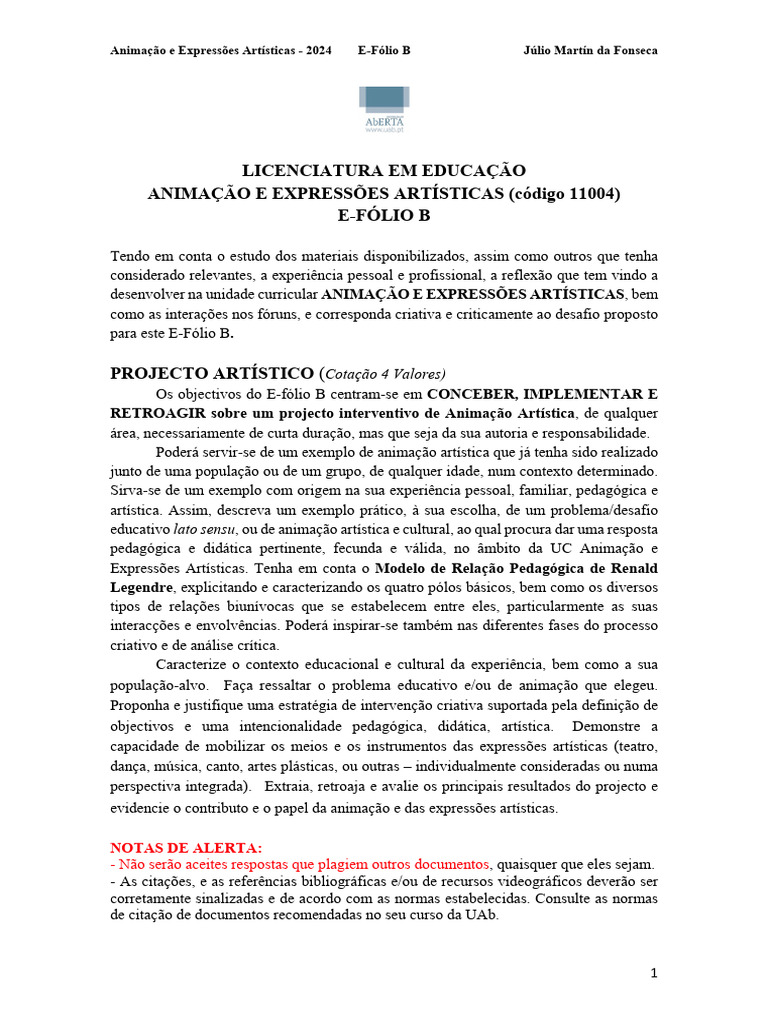 Aea e Folio B Maio 2024 | PDF