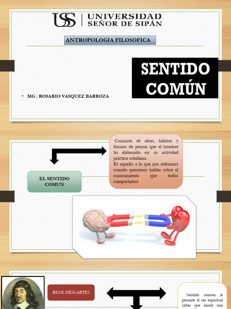 Sentido Comun Diapositivas | PDF