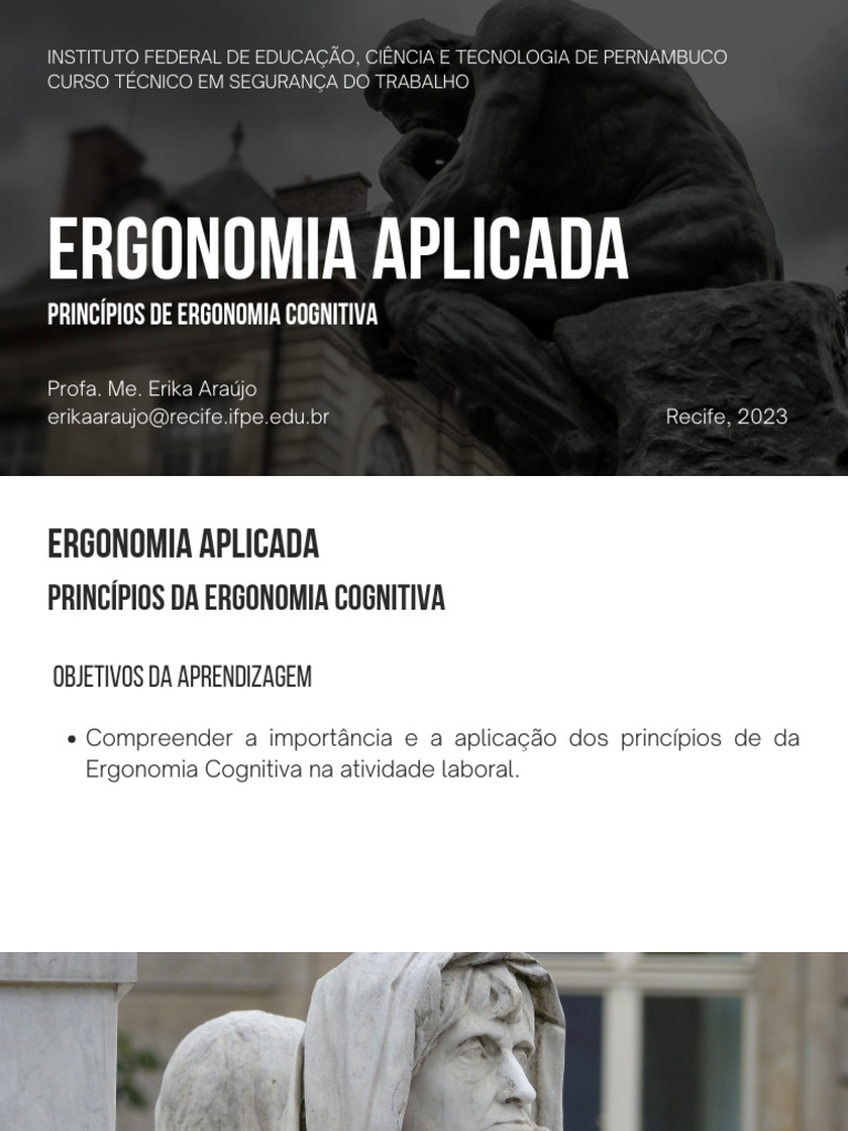 Ergonomia Slides Aula 07 | PDF