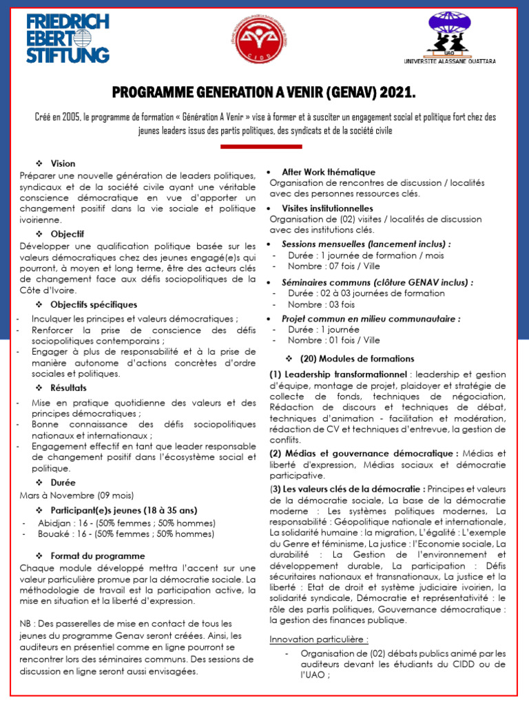 TDR Genav 2021 | PDF