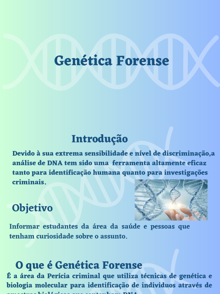 Genética Forense | PDF