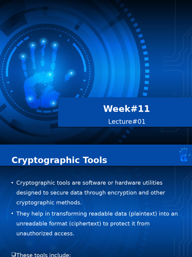 Week #11 Lecture #01 | PDF