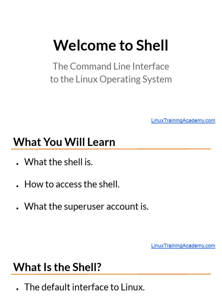 Welcome To Shell Slides | PDF