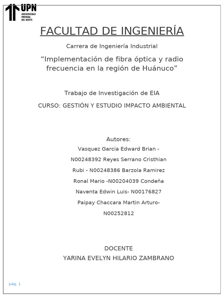 Examen Final Eia | PDF