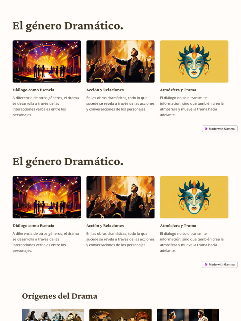 El Genero Dramatico | PDF