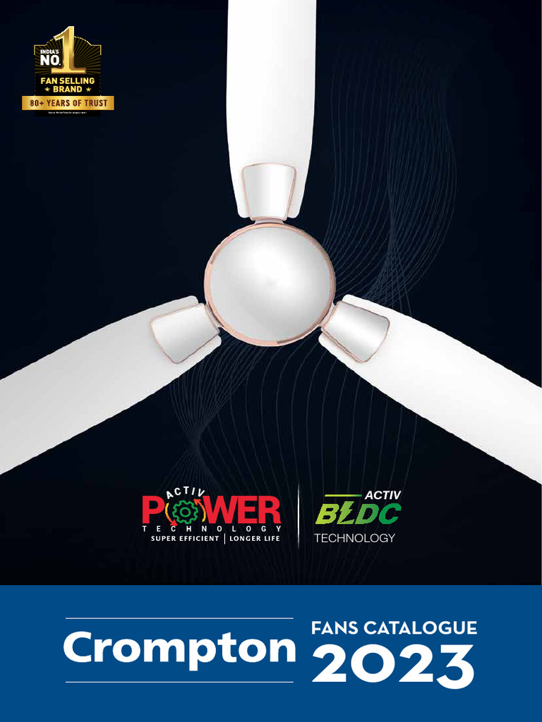 Crompton-Corp-Nov Fan-2023-Catalogue-A4-J6334-A5057-V2 | PDF