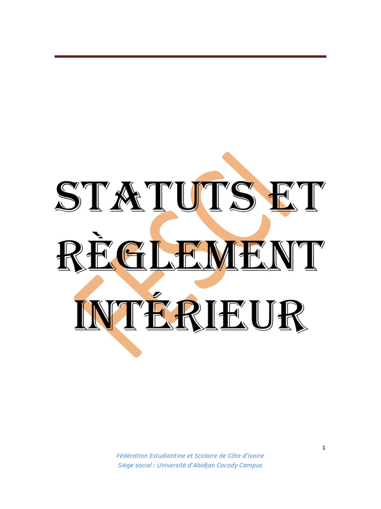 Publier Un Statut | PDF