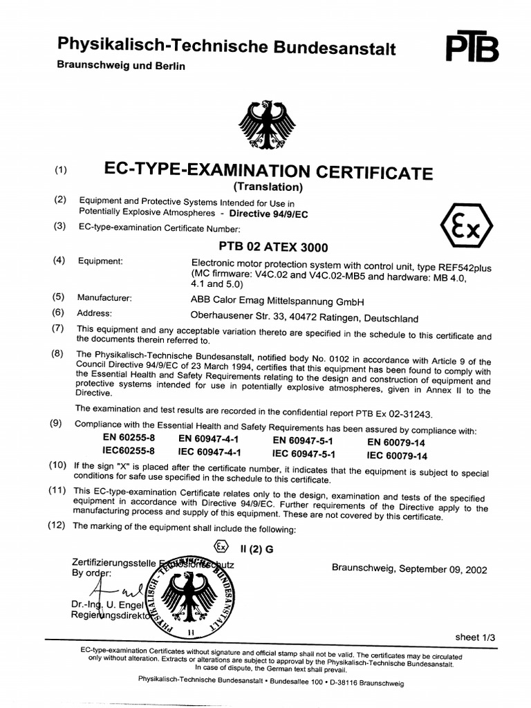 EC-Type-Examination-Certificate | PDF