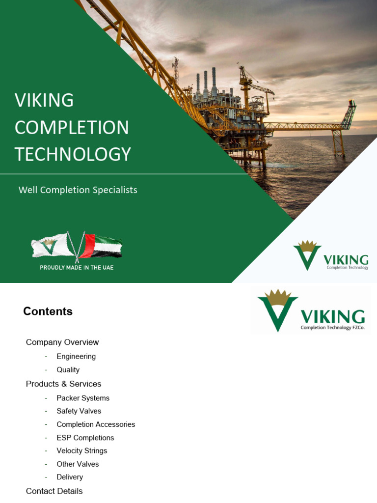Viking Completions Overview | PDF