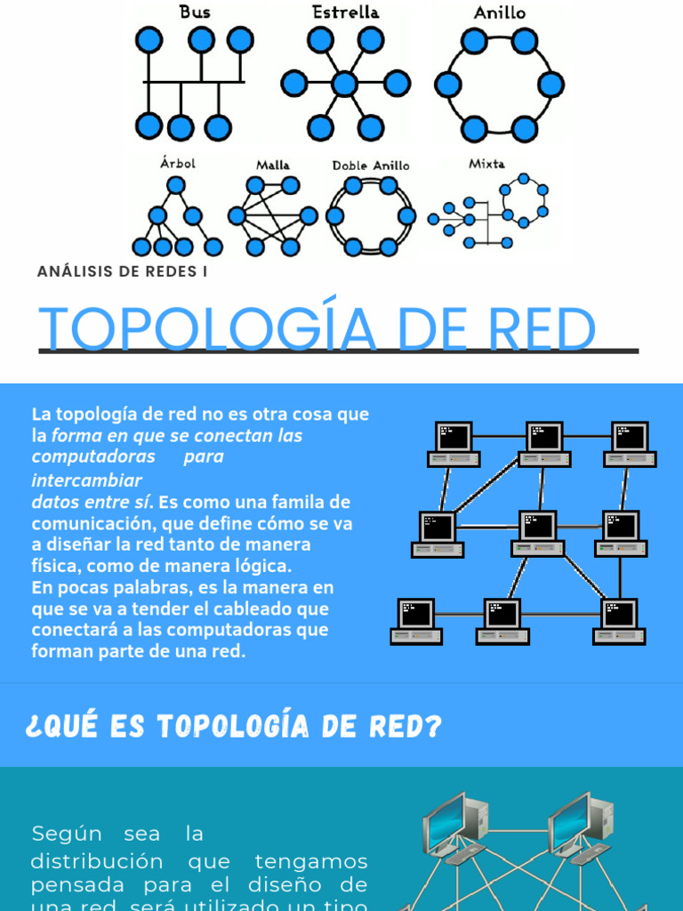 Tipos Topologías de Red | PDF