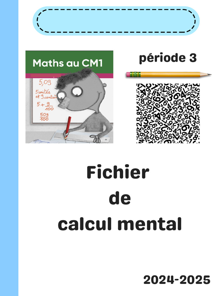 Calcul Mental - P3 | PDF