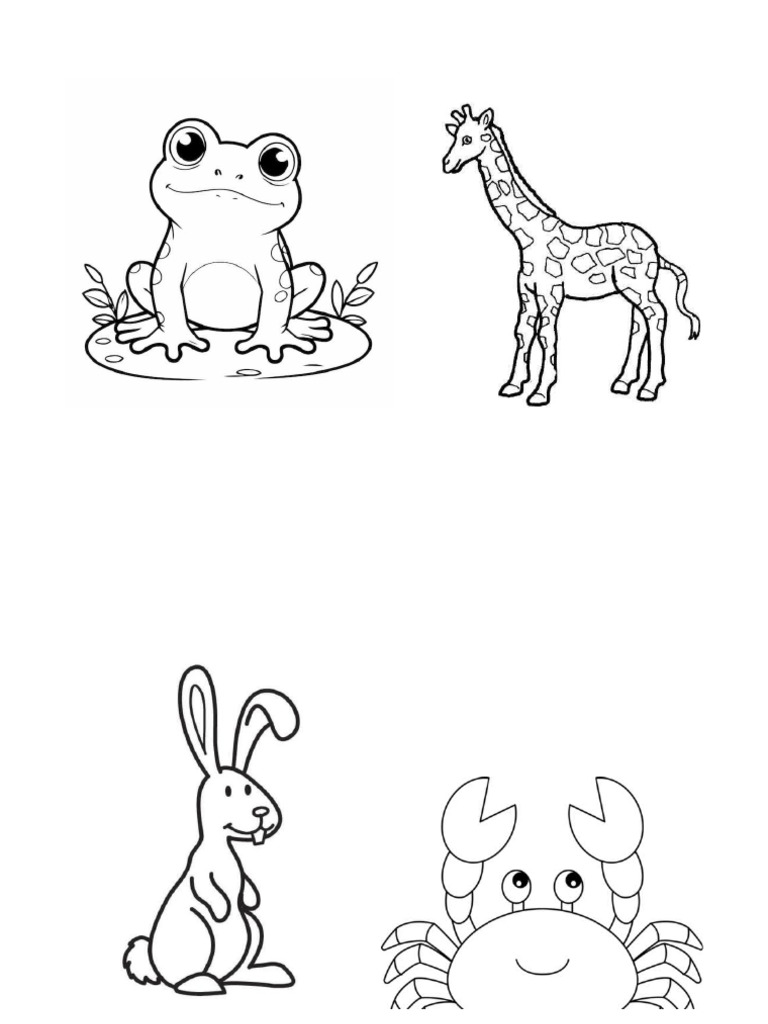 Doc1 Animales Para Imprimir Pdf