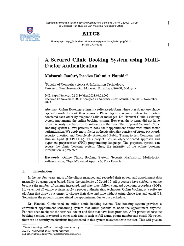 Aitcs: Maisarah Jaafar, Isredza Rahmi A Hamid | PDF