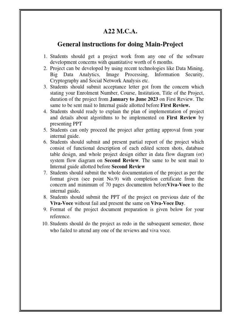 A22 Mca Main Project | PDF